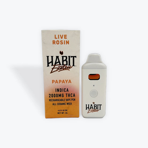 HABIT: EXOTICS LIVE ROSIN DISPOSABLE - 2G – DR.SMOKE