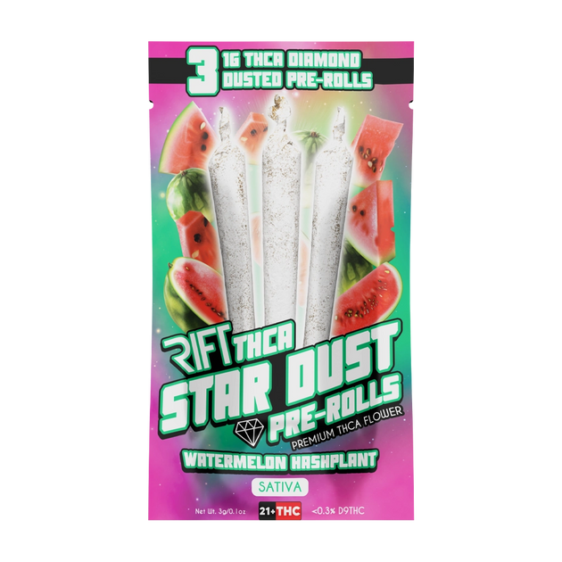 RIFT: THCA STAR DUST PRE-ROLLS - 3 x 1G – DR.SMOKE